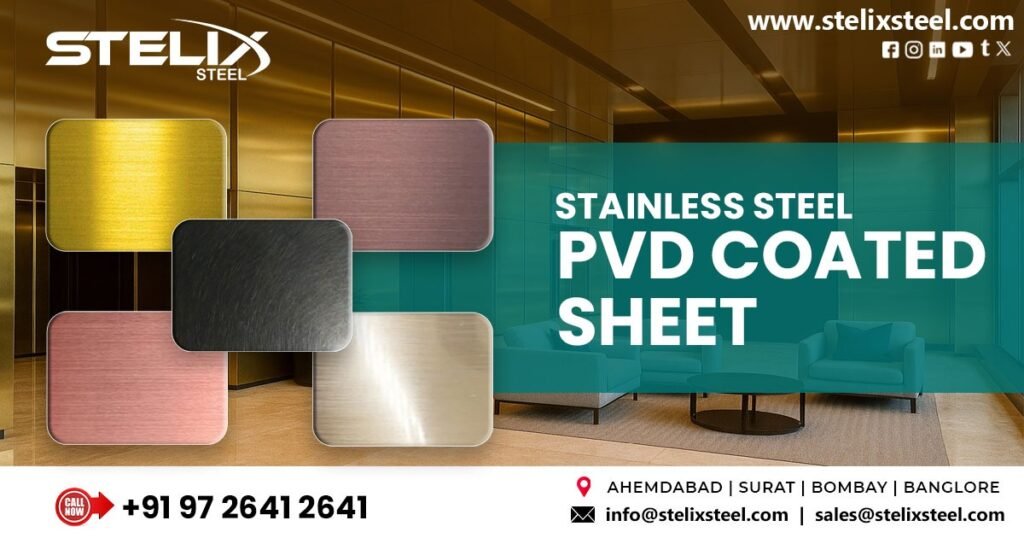 PVD Coated Champagne Gold Stainless Steel Sheets in Bengaluru - Stelix ...